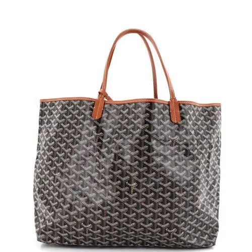 Goyard Saint Louis Tote Coated Canvas Gm - Brown