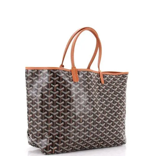 Goyard Saint Louis Tote Coated Canvas Pm - Brown