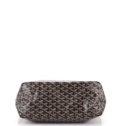 Goyard Saint Louis Tote Coated Canvas Pm - Brown