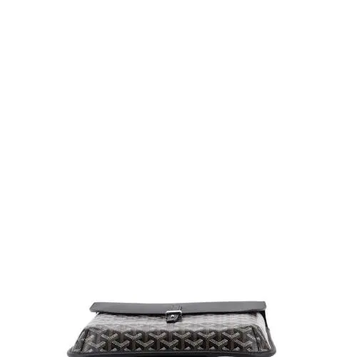 Goyard Coursier Messenger Bag Coated Canvas And Leather - Black