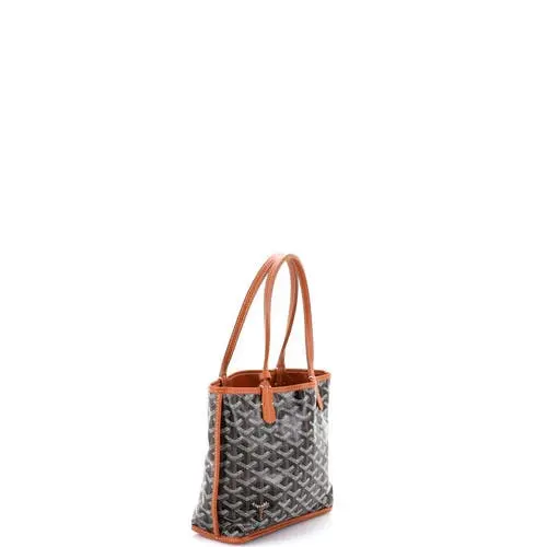 Goyard Anjou Reversible Tote Coated Canvas Mini - Brown