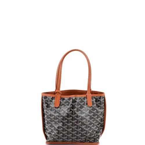 Goyard Anjou Reversible Tote Coated Canvas Mini - Brown