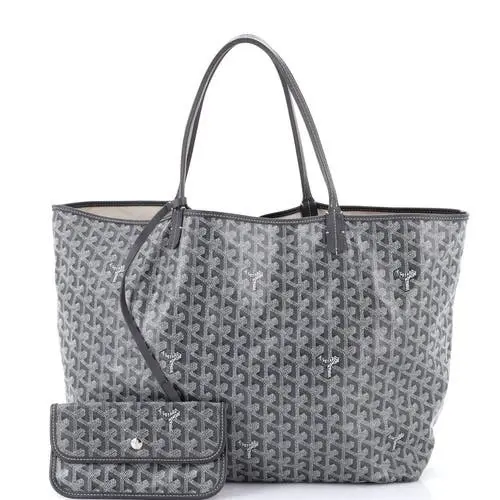 Goyard Saint Louis Tote Coated Canvas Gm - Grey