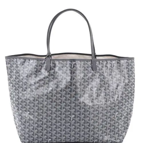 Goyard Saint Louis Tote Coated Canvas Gm - Grey