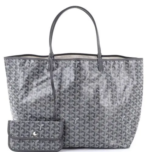 Goyard Saint Louis Tote Coated Canvas Gm - Grey