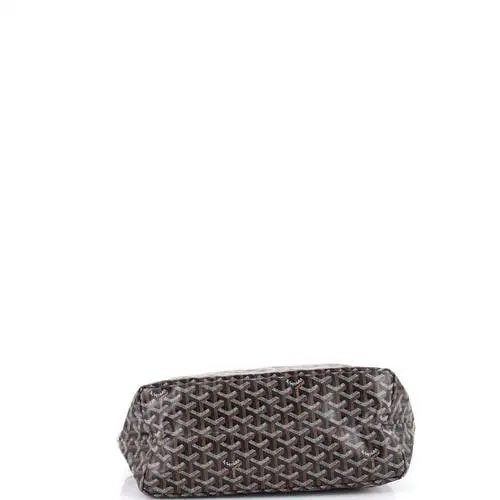Goyard Saint Louis Tote Coated Canvas Pm - Black