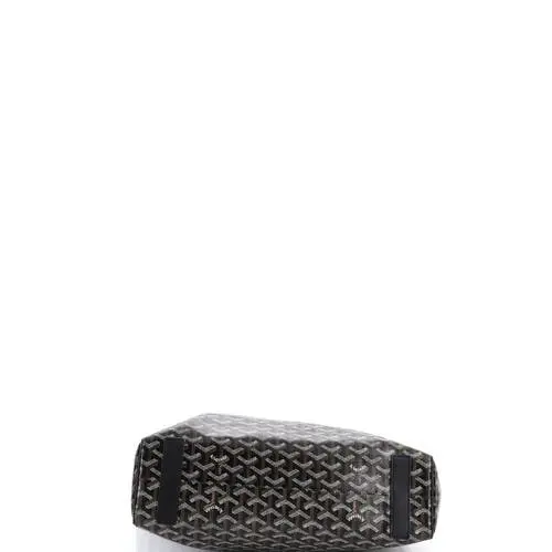 Goyard Voltaire Iii Tote Coated Canvas - Black
