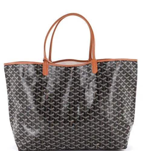 Goyard Saint Louis Gm Tote Coated Canvas - Brown