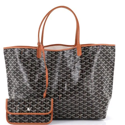 Goyard Saint Louis Gm Tote Coated Canvas - Brown