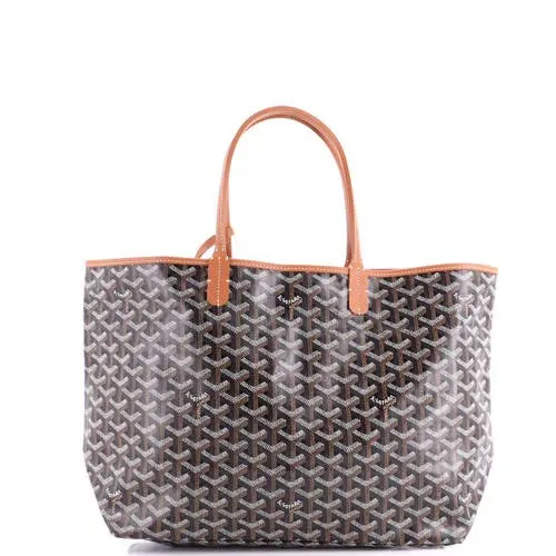 Goyard Saint Louis Tote Coated Canvas Pm - Brown
