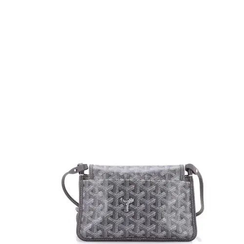 Goyard Plumet Clutch Wallet Printed Coated Canvas - Grey