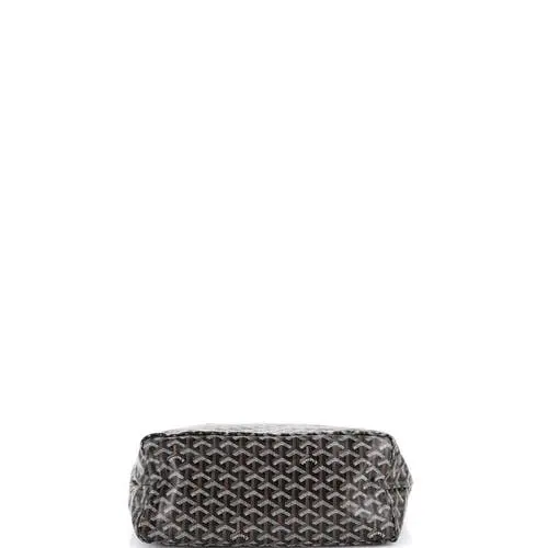 Goyard Saint Louis Tote Pm Coated Canvas - Black