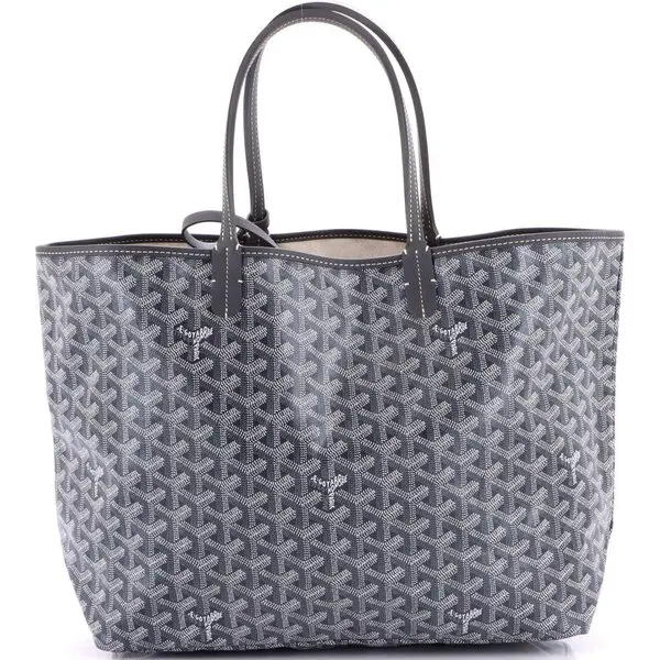 Goyard Saint Louis Pm Tote Coated Canvas - Gray
