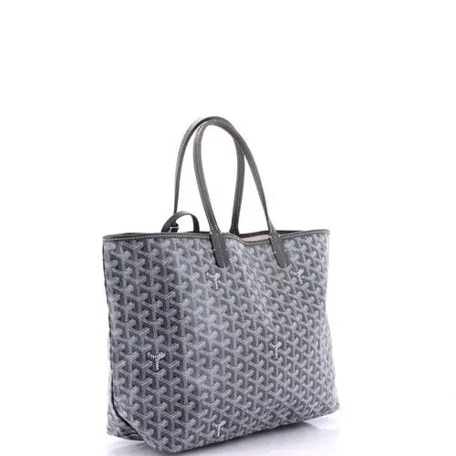 Goyard Saint Louis Tote Coated Canvas Pm - Grey