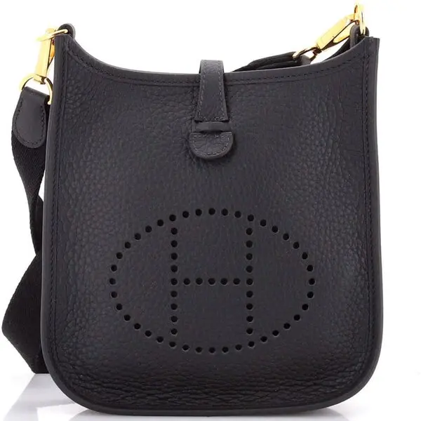 HERMES Evelyne Tpm Bag Gen Iii Clemence - Noir