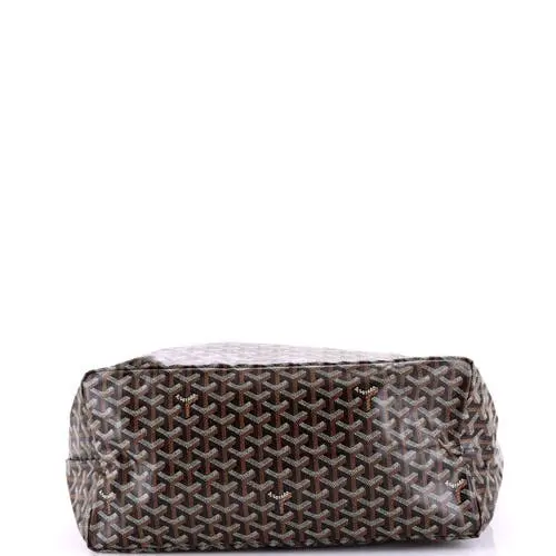 Goyard Saint Louis Tote Coated Canvas Gm - Black
