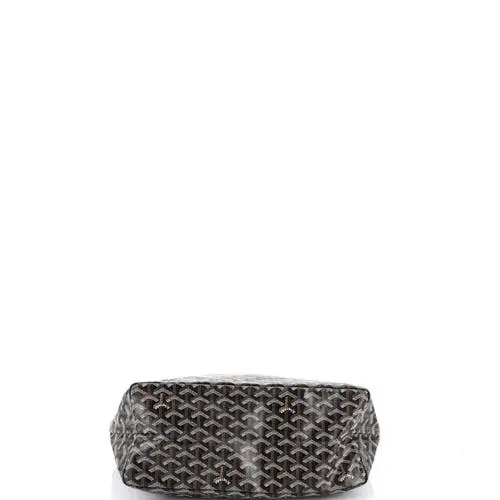 Goyard Saint Louis Pm Tote Coated Canvas - Black
