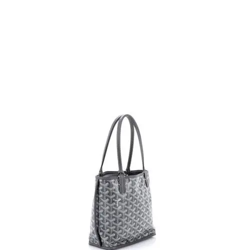 Goyard Anjou Reversible Tote Coated Canvas Mini - Gray