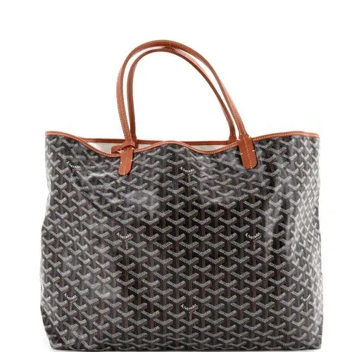Goyard Saint Louis Tote Coated Canvas Gm - Brown