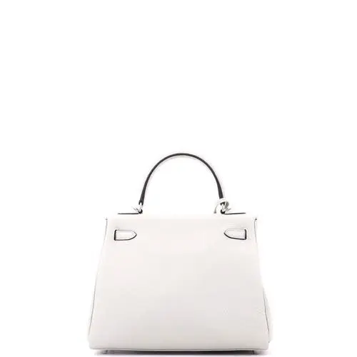 Hermès Kelly Handbag Togo With Palladium Hardware 25 - Grey