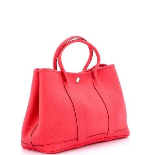 Hermès Garden Party Tote Leather 30 - Red