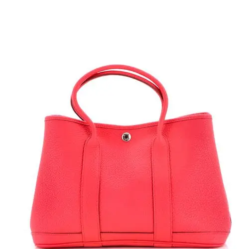 Hermès Garden Party Tote Leather 30 - Red