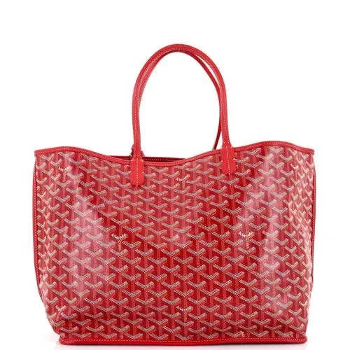 Goyard Anjou Reversible Tote Coated Canvas Pm - Red