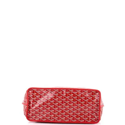 Goyard Anjou Reversible Tote Coated Canvas Pm - Red