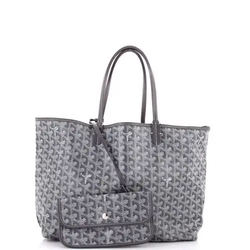 Goyard Saint Louis Tote Coated Canvas Pm - Grey