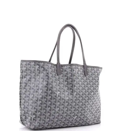 Goyard Saint Louis Tote Coated Canvas Pm - Grey
