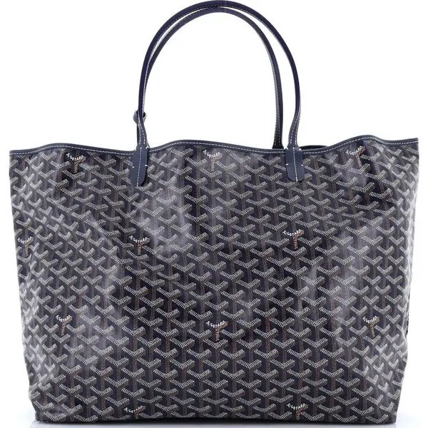 Goyard Saint Louis Tote Coated Canvas Gm - Blue