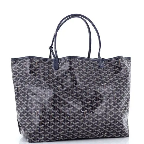 Goyard Saint Louis Tote Coated Canvas Gm - Blue