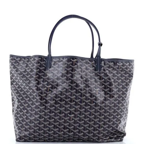 Goyard Saint Louis Tote Coated Canvas Gm - Blue