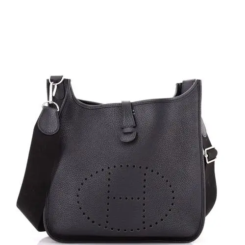 Hermès Evelyne Bag Gen Iii Clemence Pm - Noir