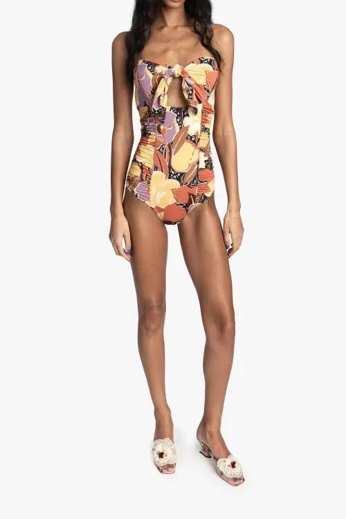 Anna Sui Desert Bloom Swimsuit - Sunset Multi