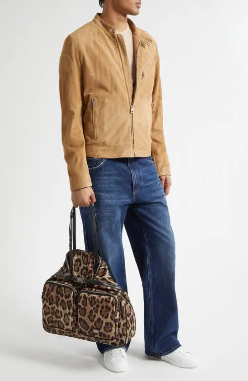 Dolce & Gabbana Suede Zip Jacket - Cammello Scuro