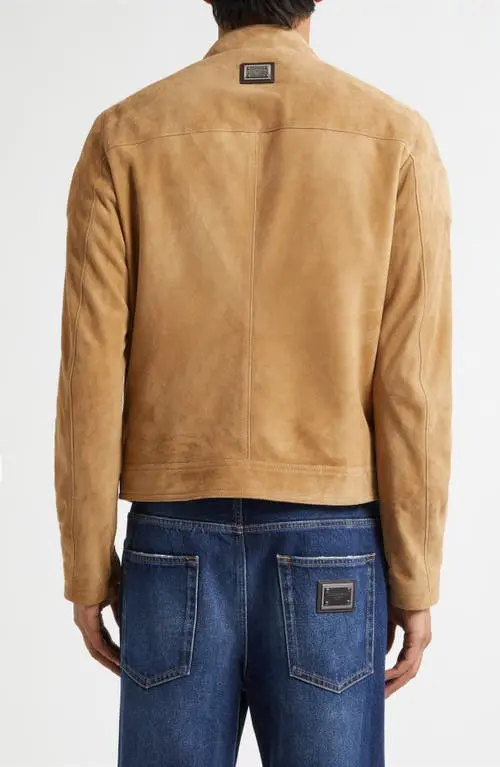Dolce & Gabbana Suede Zip Jacket - Cammello Scuro