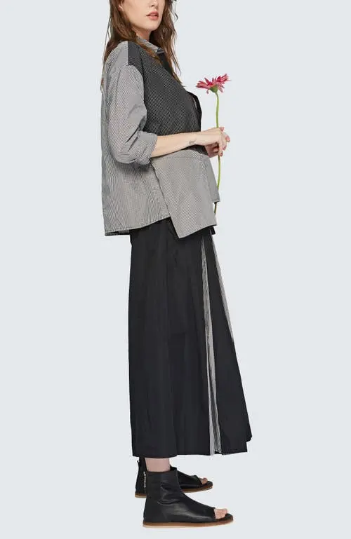 LUUKAA Checkered Memory Taffeta Shirt