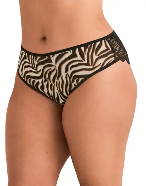 ADORE ME Onida Cheeky Panties - Animal Beige