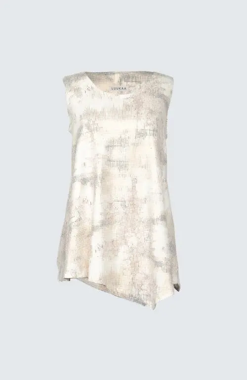 LUUKAA Willow Printed Sleeveless Top