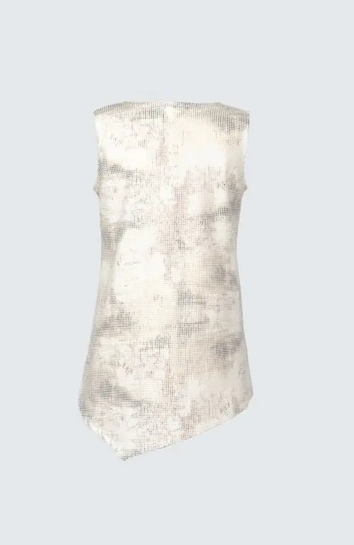 LUUKAA Willow Printed Sleeveless Top
