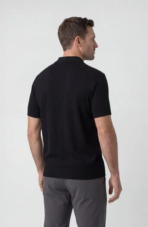 JACK ARCHER Legacy Resort Polo - True Black