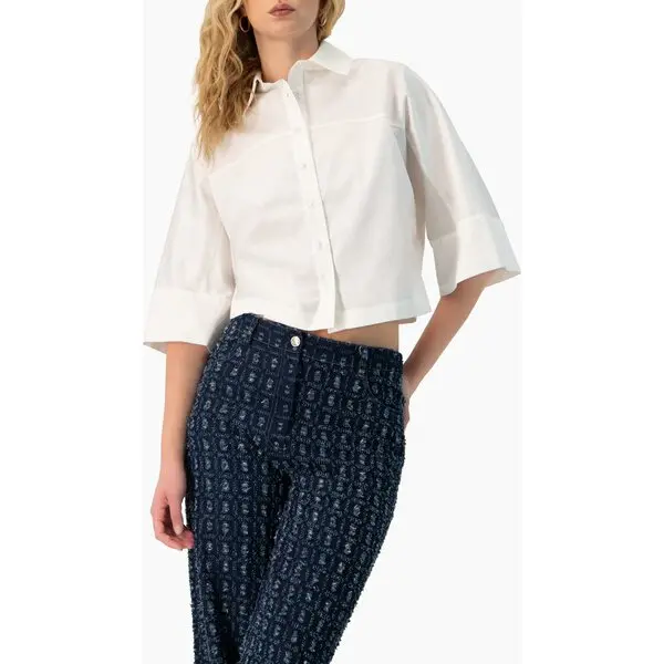 IVONNE Dolman Sleeve Wide Shirt