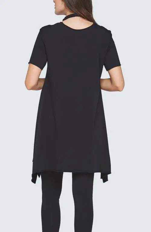 LUUKAA Zephyr Flared Cotton Jersey Dress
