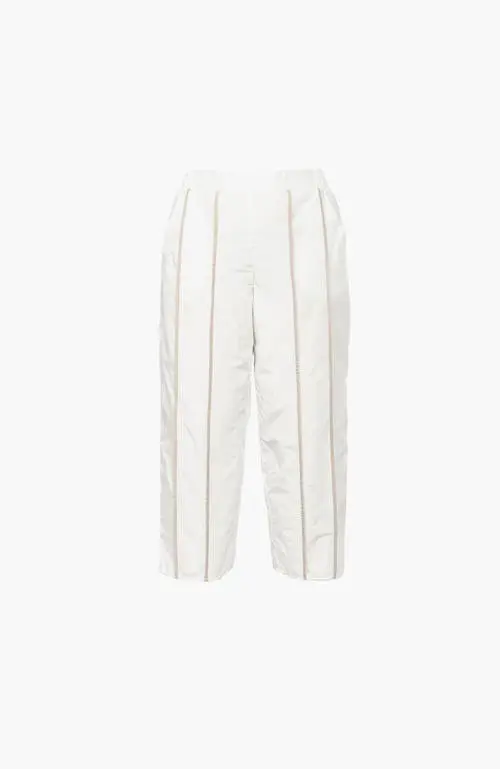 LUUKAA Jasper Memory Taffeta Pants With Liner - Ecru
