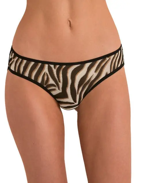 ADORE ME Onida Cheeky Panties - Animal Beige