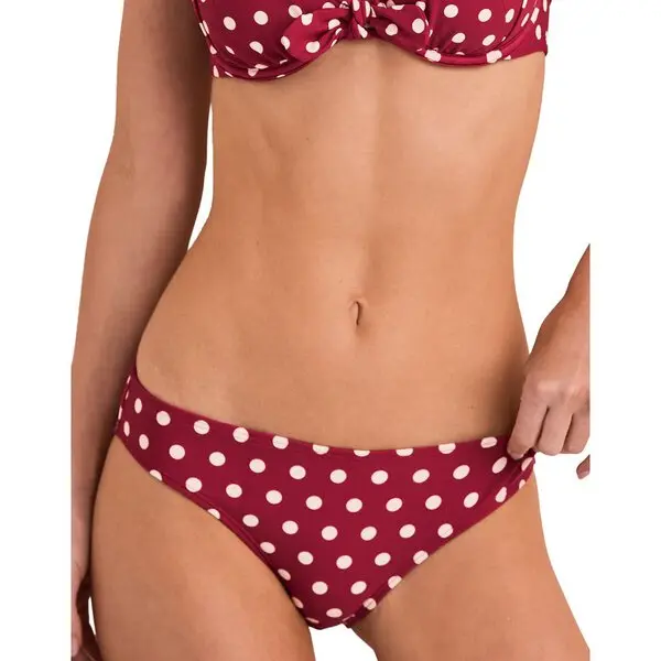 ADORE ME Shelbie Bikini Bottom - Dot Red