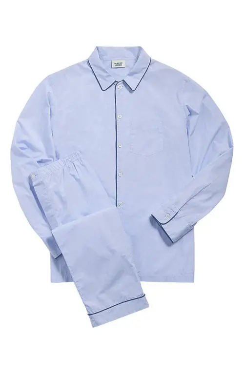 Sleepy Jones Henry Pajama Set - Blue