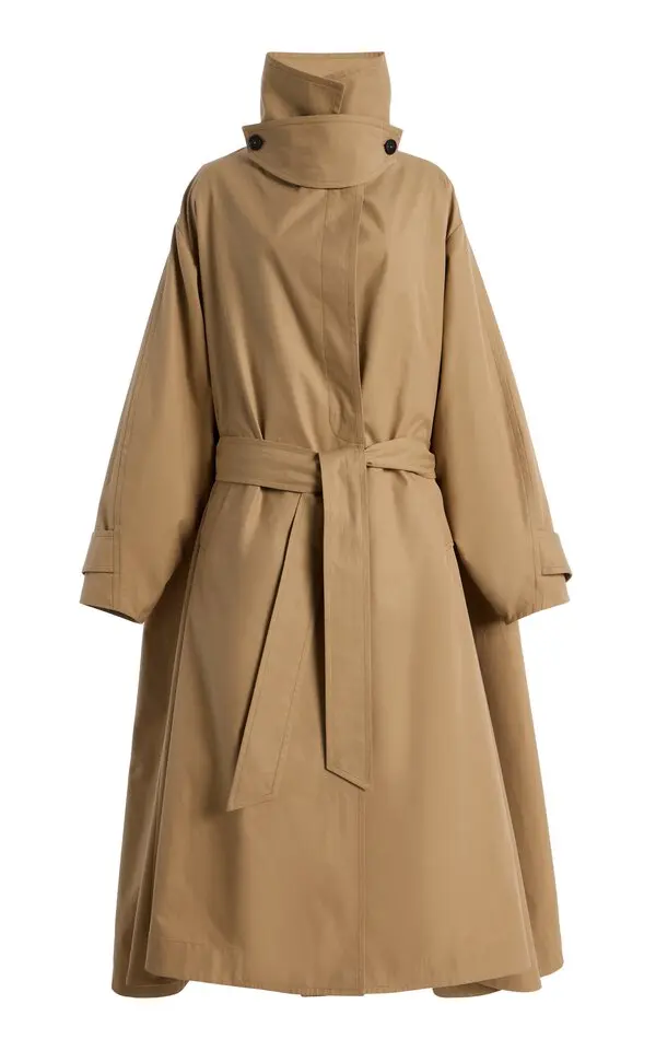 KALLMEYER Gabin Cotton Trench Coat - Khaki