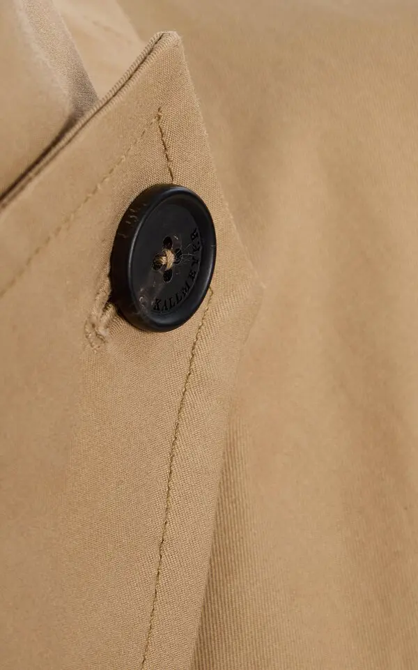 KALLMEYER Gabin Cotton Trench Coat - Khaki